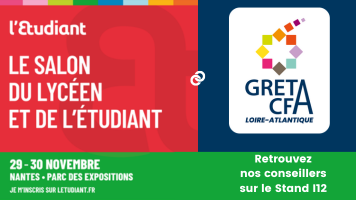 Salon de l'Etudiant : les formations du GRETA-CFA Loire-Atlantique